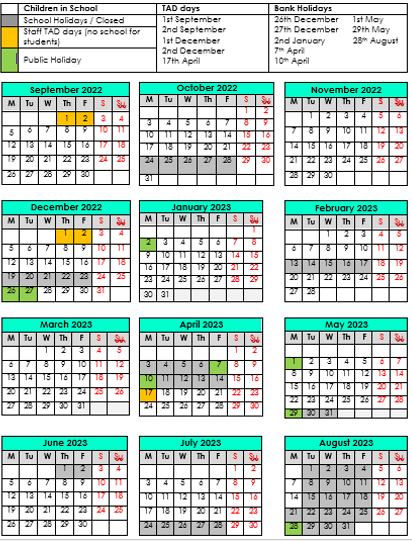Term Dates | Lancasterian Primary School