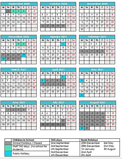 Term Dates | Lancasterian Primary School